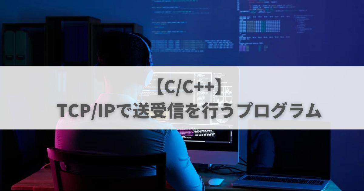 【C言語/C++】 TCP/IPで送受信を行うプログラム | ぺんぎんや