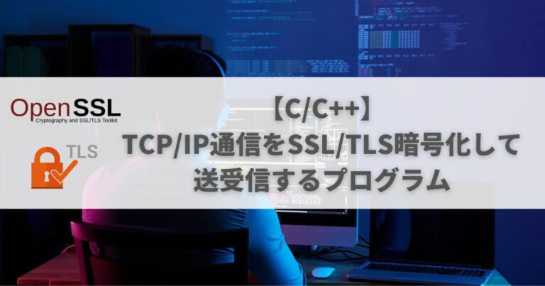 【C言語/C++】 TCP/IP通信をSSL/TLS暗号化して送受信するプログラム | ぺんぎんや