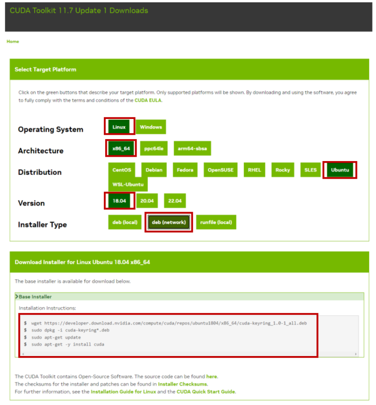 特定バージョンのCUDAのインストールおよびアップグレード手順 | ぺんぎんや