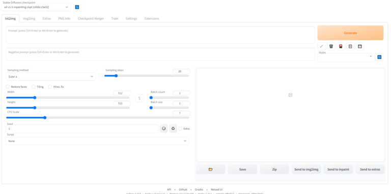 【Stable diffusion】 Docker版のStable Diffusion web uiの使い方 | ぺんぎんや
