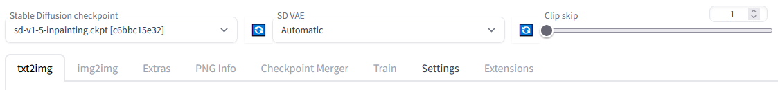 【Stable Diffusion】 よく使う機能を簡単に切り替えられるQuicksettings list | ぺんぎんや