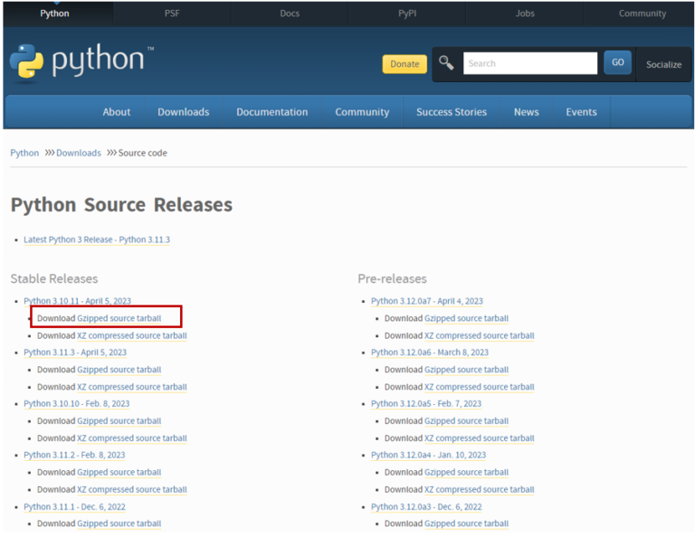 【Linux】 最新や特定バージョンのPythonをソースからインストールする手順 | ぺんぎんや