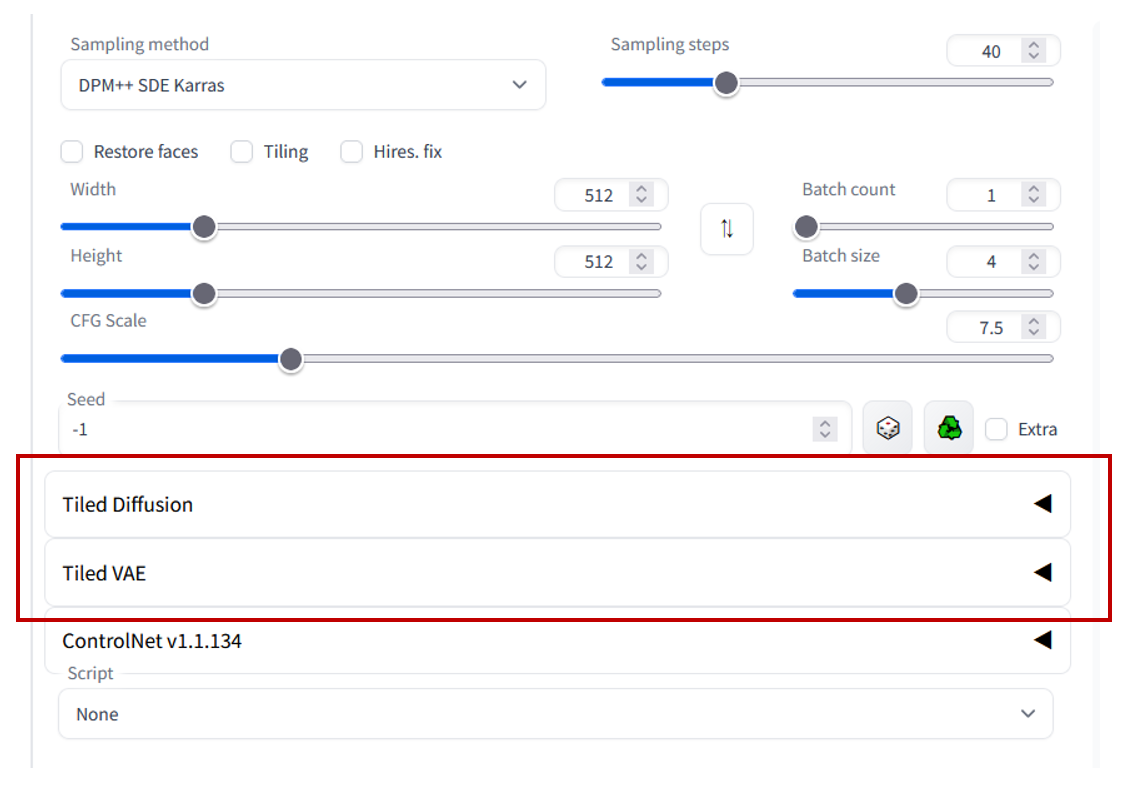 【Stable Diffusion】 少ないVRAMで高解像度の画像を生成する方法 | ぺんぎんや