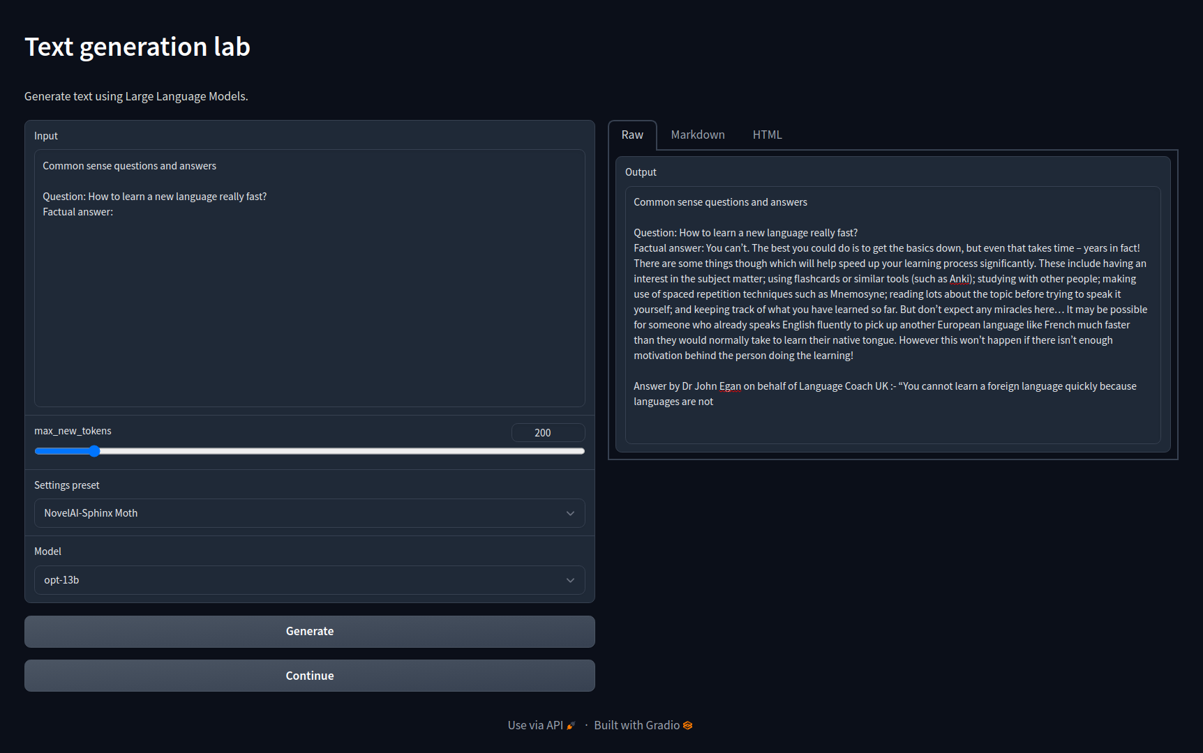 大規模言語モデルのUIツール（Text generation web UI）をWindowsにインストールする方法と使い方 | ぺんぎんや