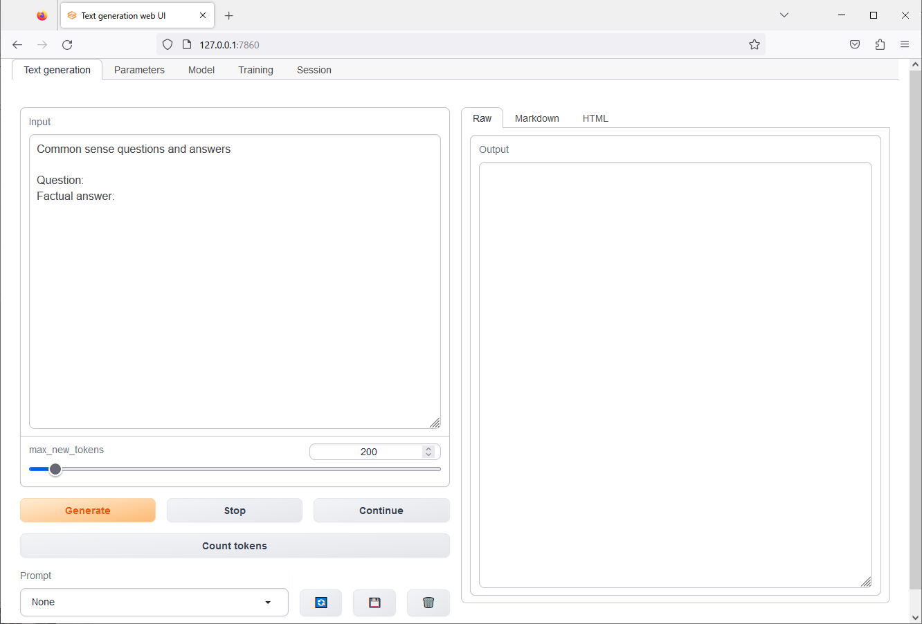 大規模言語モデルのUIツール（Text generation web UI）をWindowsにインストールする方法と使い方 | ぺんぎんや