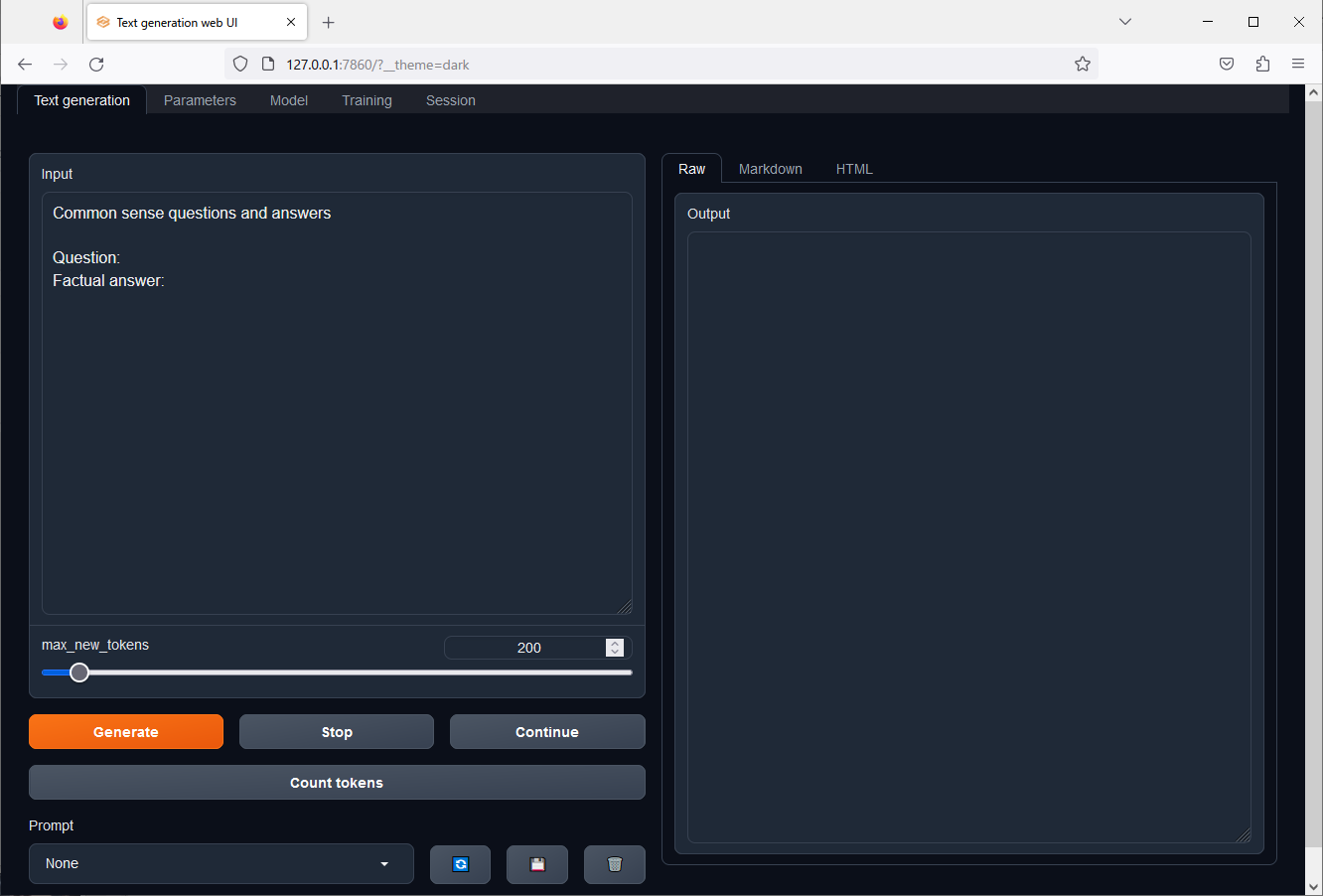 大規模言語モデルのUIツール（Text generation web UI）をWindowsにインストールする方法と使い方 | ぺんぎんや